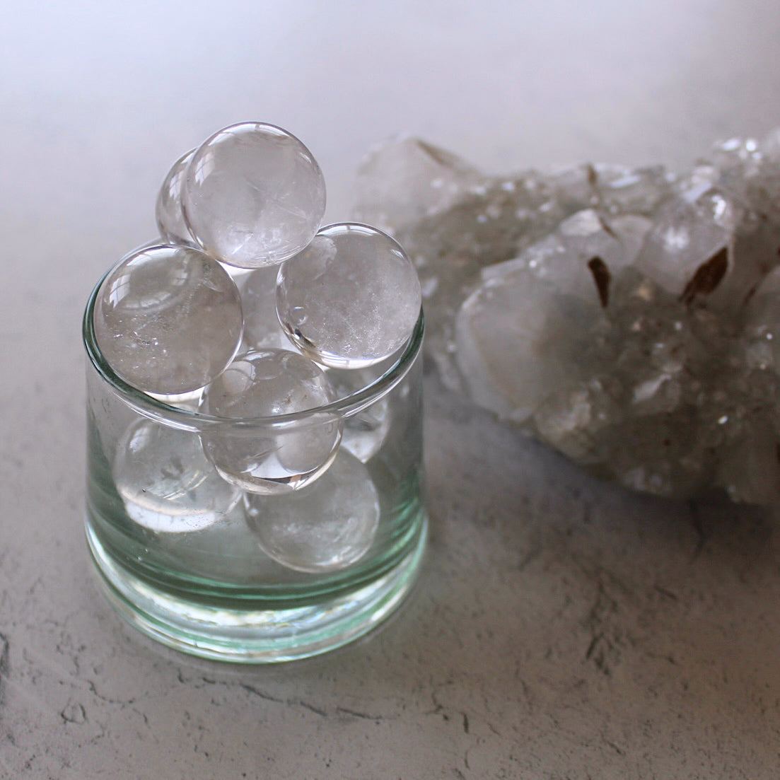 Clear Quartz Mini Sphere – Pebble House